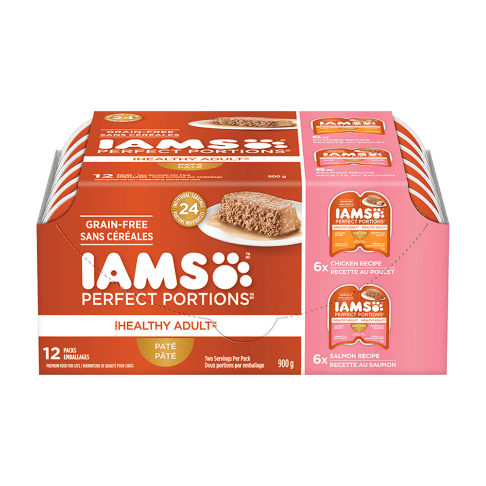 IAMS™ PERFECT PORTIONS™ Healthy Adult Wet Cat Food Variety Pack ...