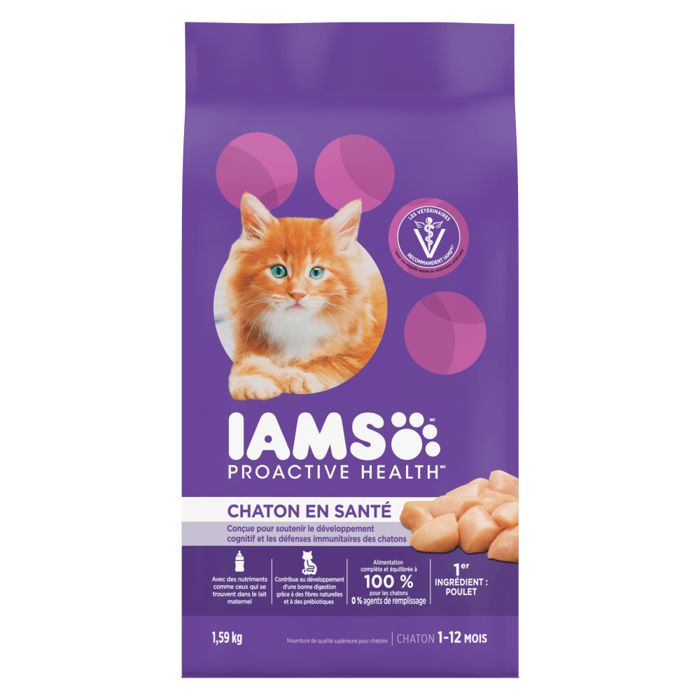 NOURRITURE SÈCHE POUR CHAT ÂGÉ EN SANTÉ IAMS(MC) AVEC POULET