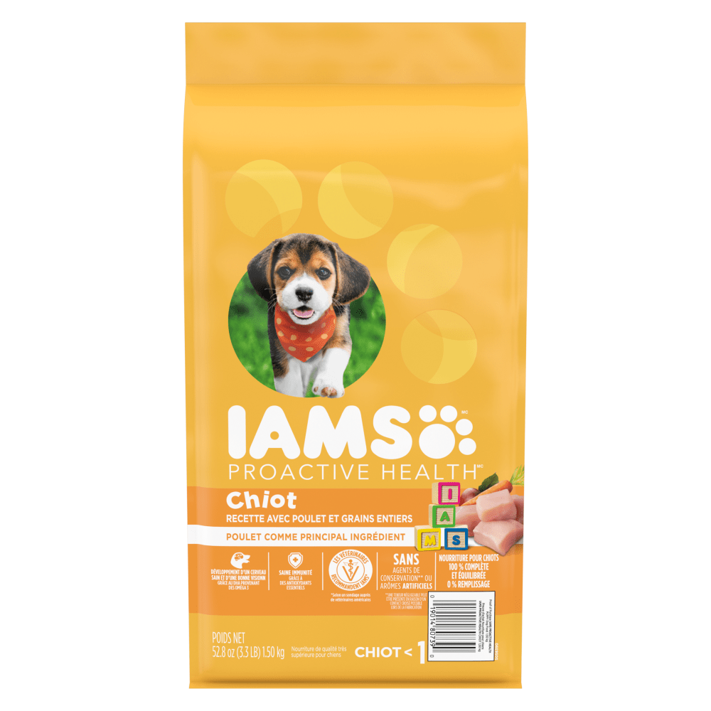 NOURRITURE SÈCHE POUR CHIOTS IAMS(MC) PROACTIVE HEALTH(MC)